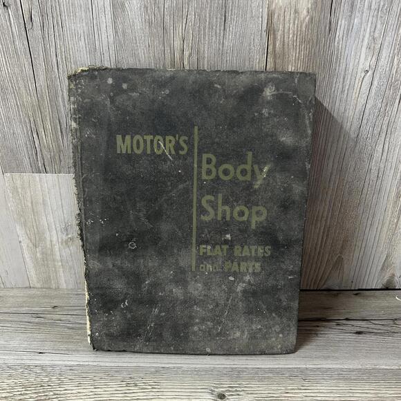 Other | Motors Body Shop Flat Rates Parts Manual July 1956 Edition ...